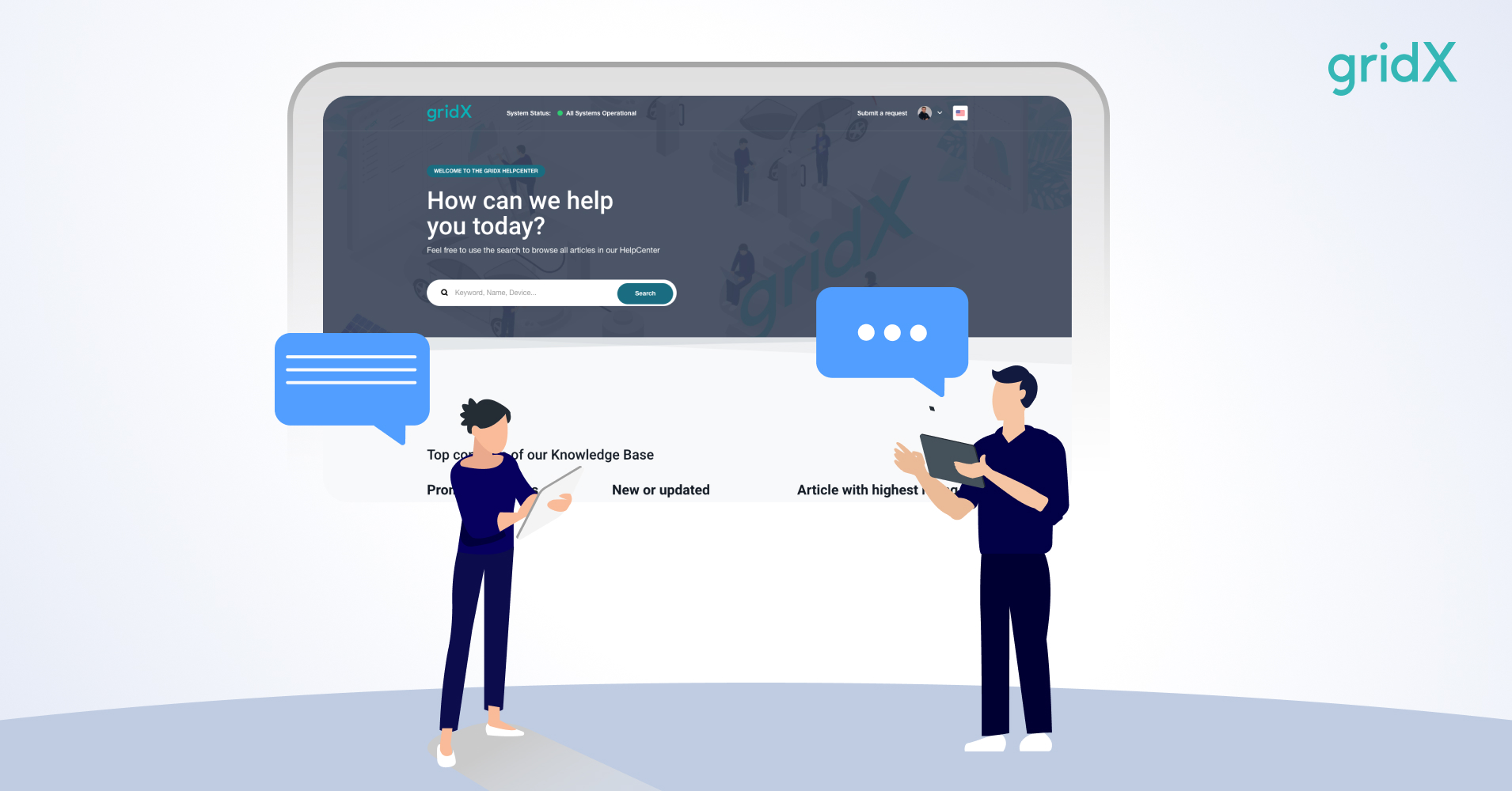 Gridx Press Release Gridx Increases Speed And Agility With New Customer Help Center 